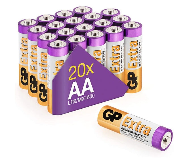 GP Extra Alkaline AA Batteries | Anti-Leakage Batteries | GP Batteries ...